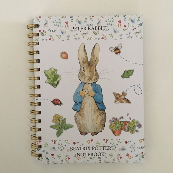 Other | New Peter Rabbit Notebook Spiral Bound With Dividers And Lined ...